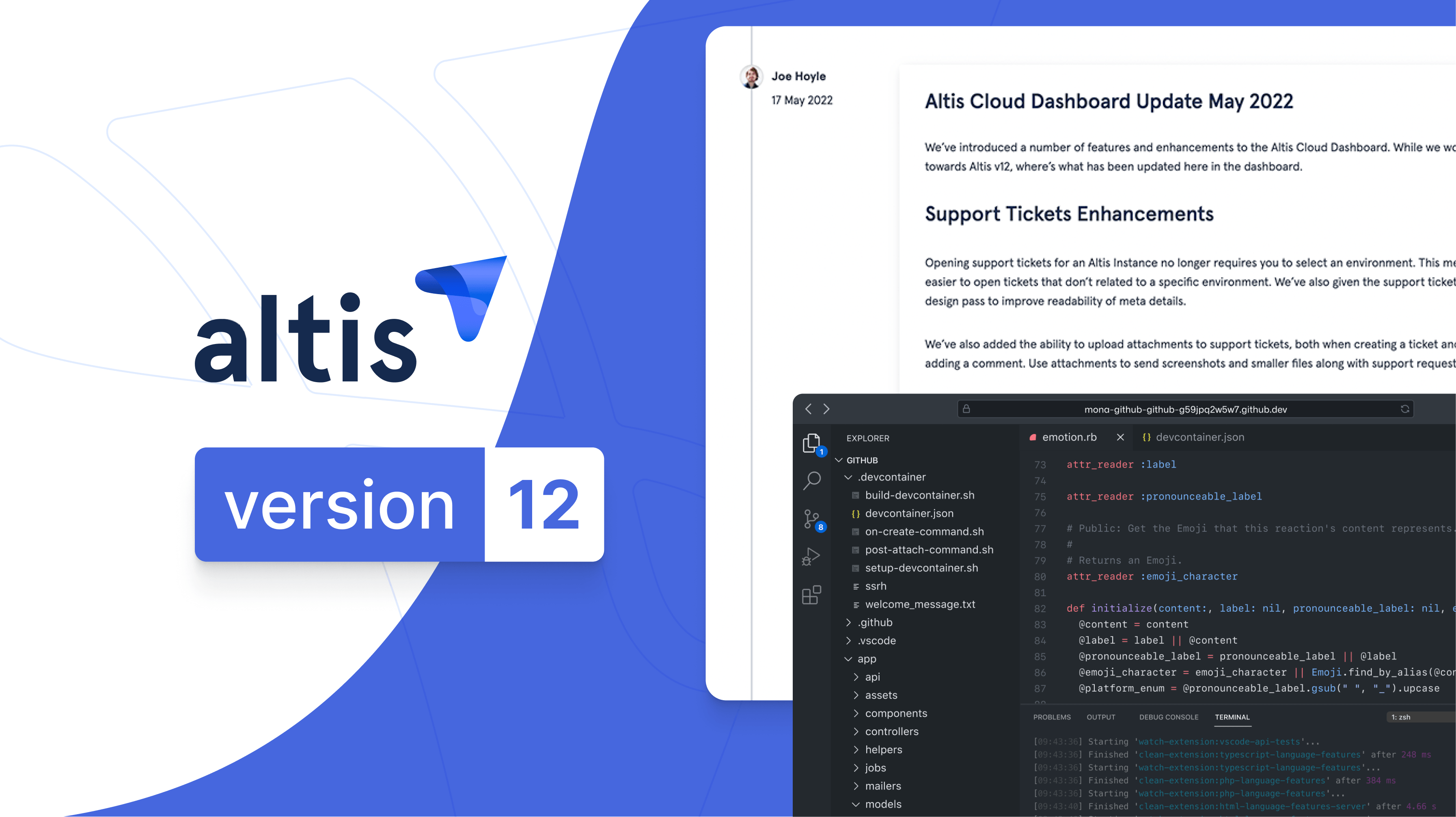 Altis v12: An even more powerful developer experience